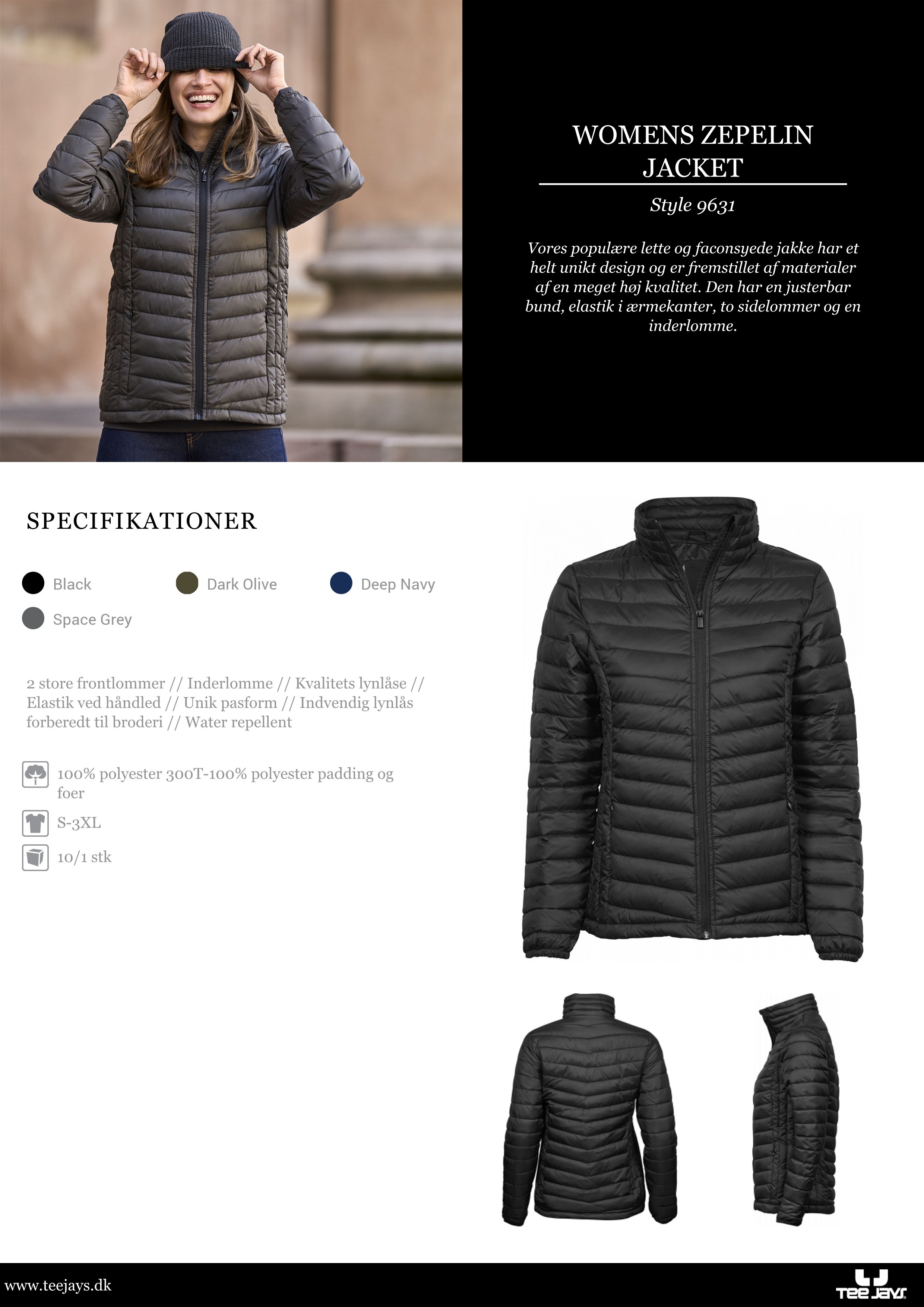 Zepelin jacket STYLE 9631 - Profiltøj - Dansk Uniform.dk